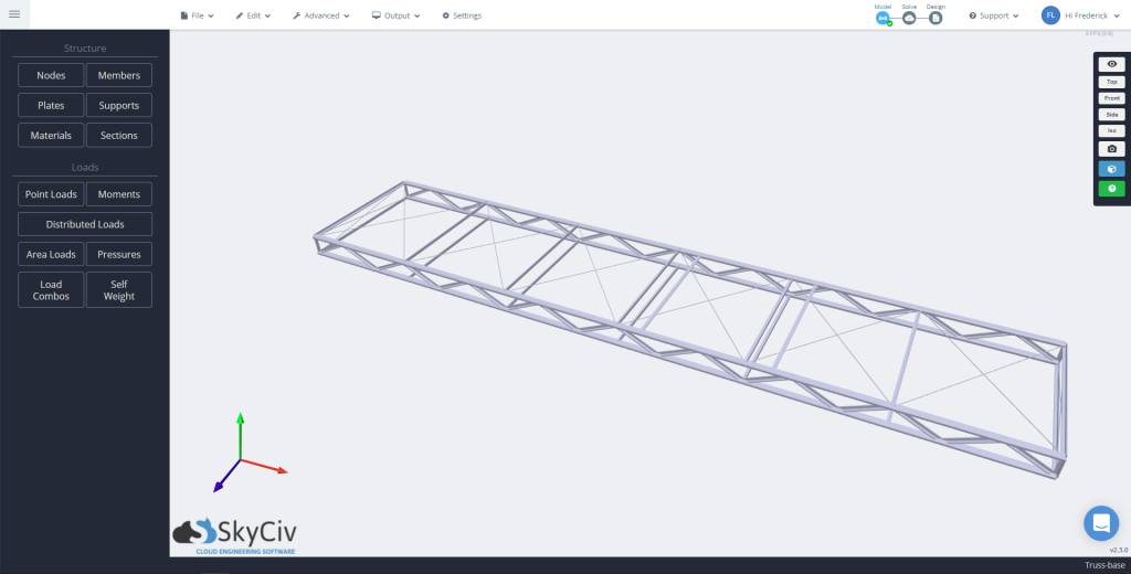 Truss Platform | SkyCiv Engineering