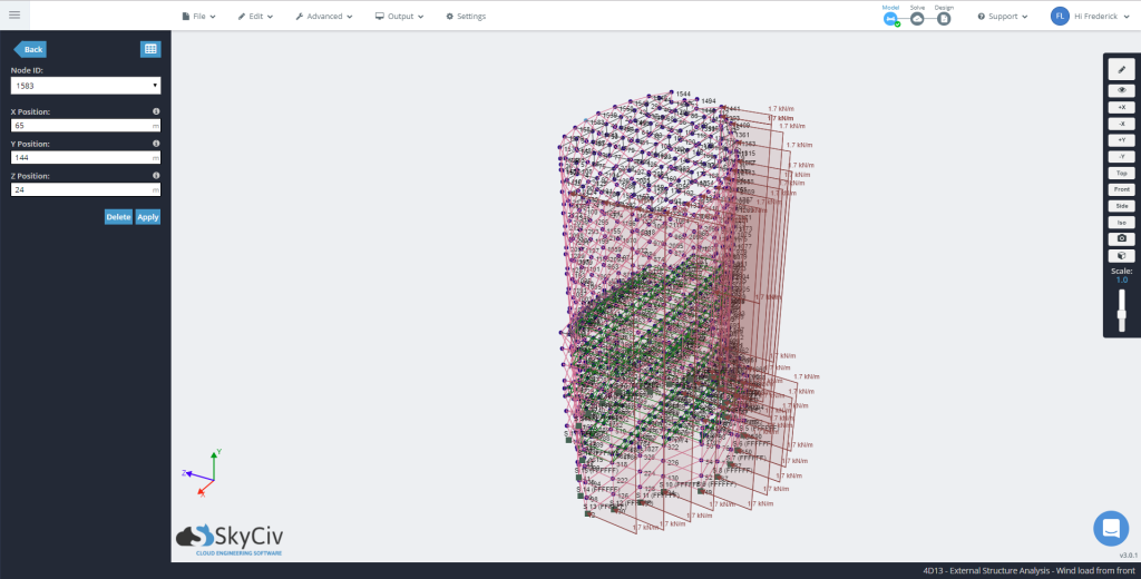 Complex Steel Structure | SkyCiv Engineering