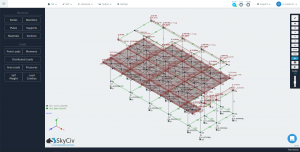 Two-storey building | SkyCiv Engineering