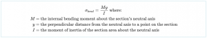 Bending Stress Formula & Calculation | SkyCiv
