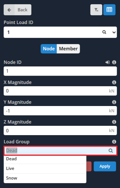 Load Groups | SkyCiv Engineering