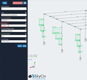 Area & Wind Loads | SkyCiv Engineering