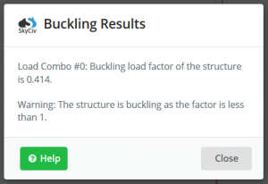Linear Static and Buckling Analysis | SkyCiv Engineering