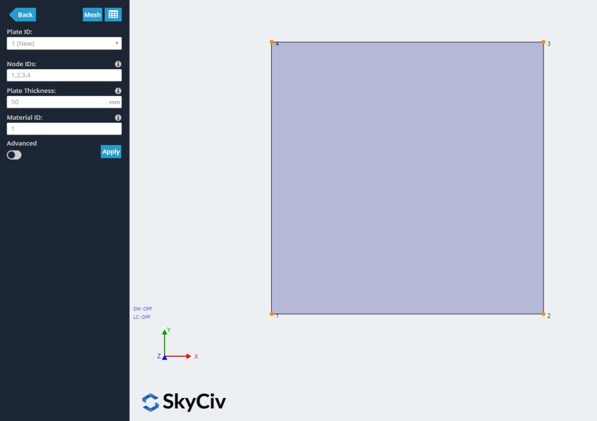 Plates | SkyCiv Engineering