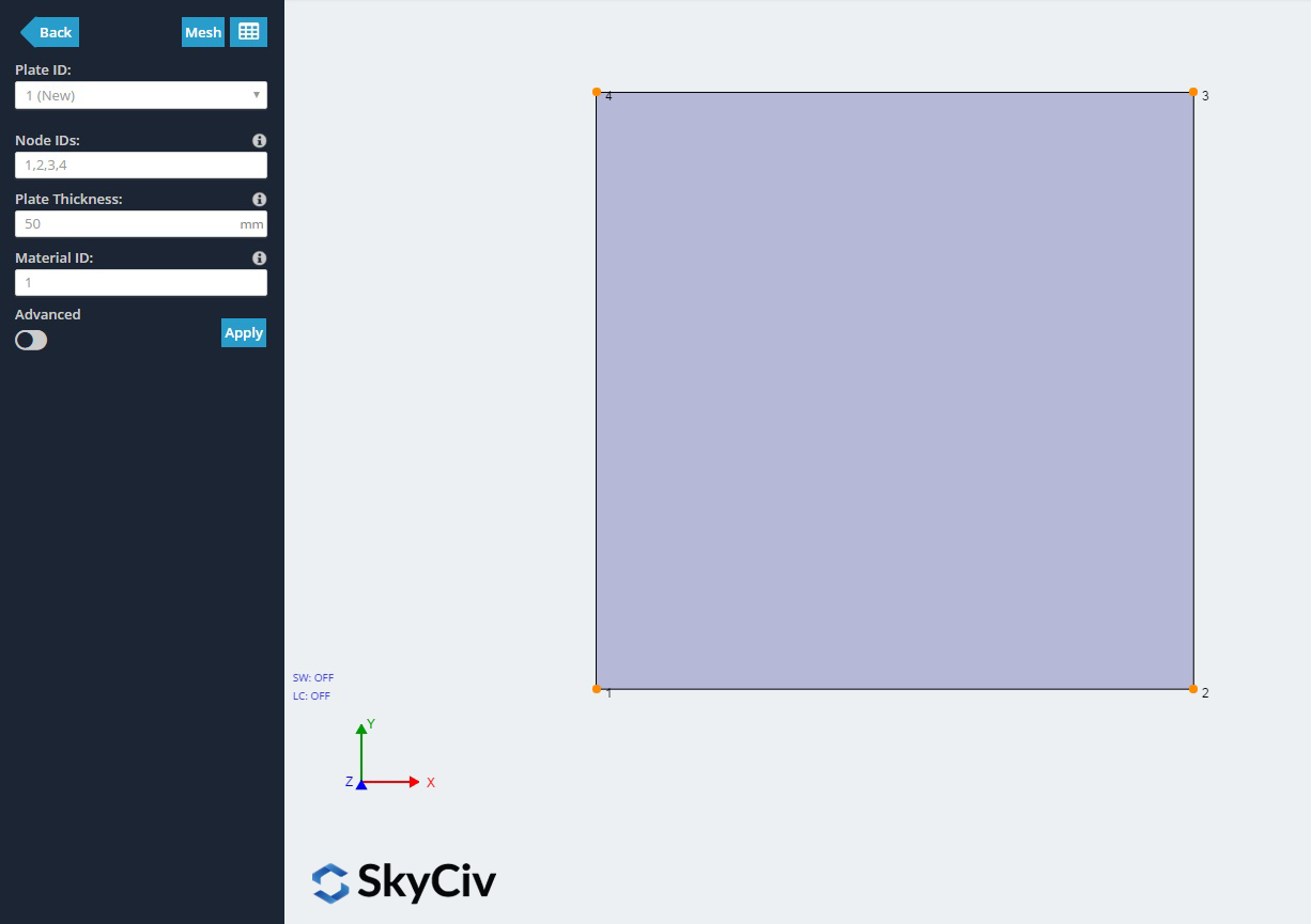 Plates | SkyCiv Engineering