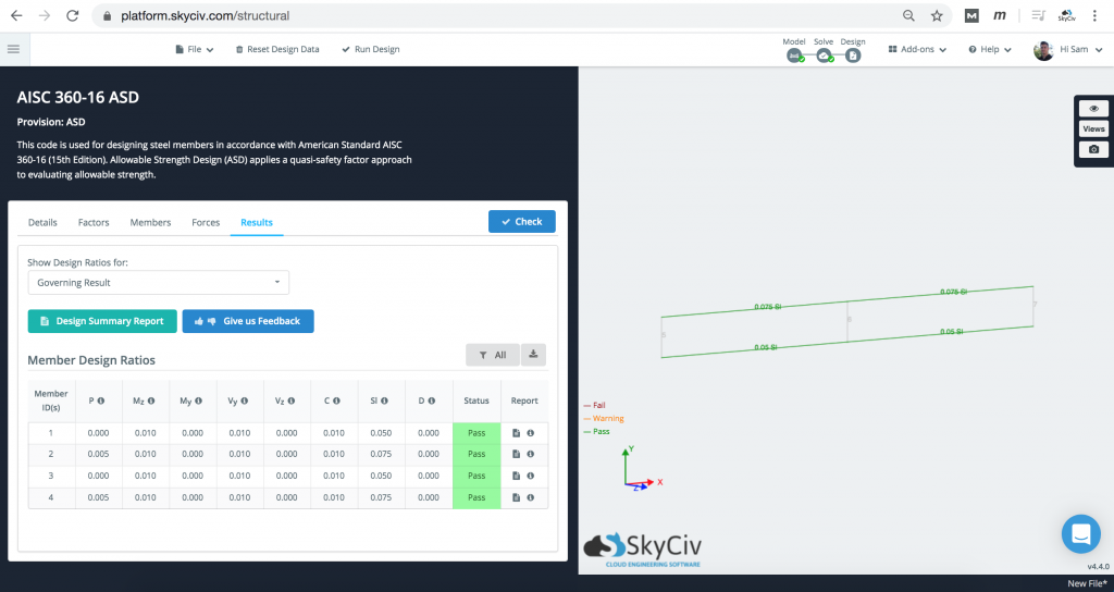 Modelling Stacked Beams | SkyCiv Engineering