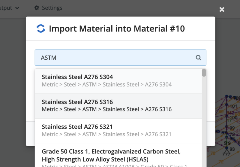 Materials | SkyCiv Engineering
