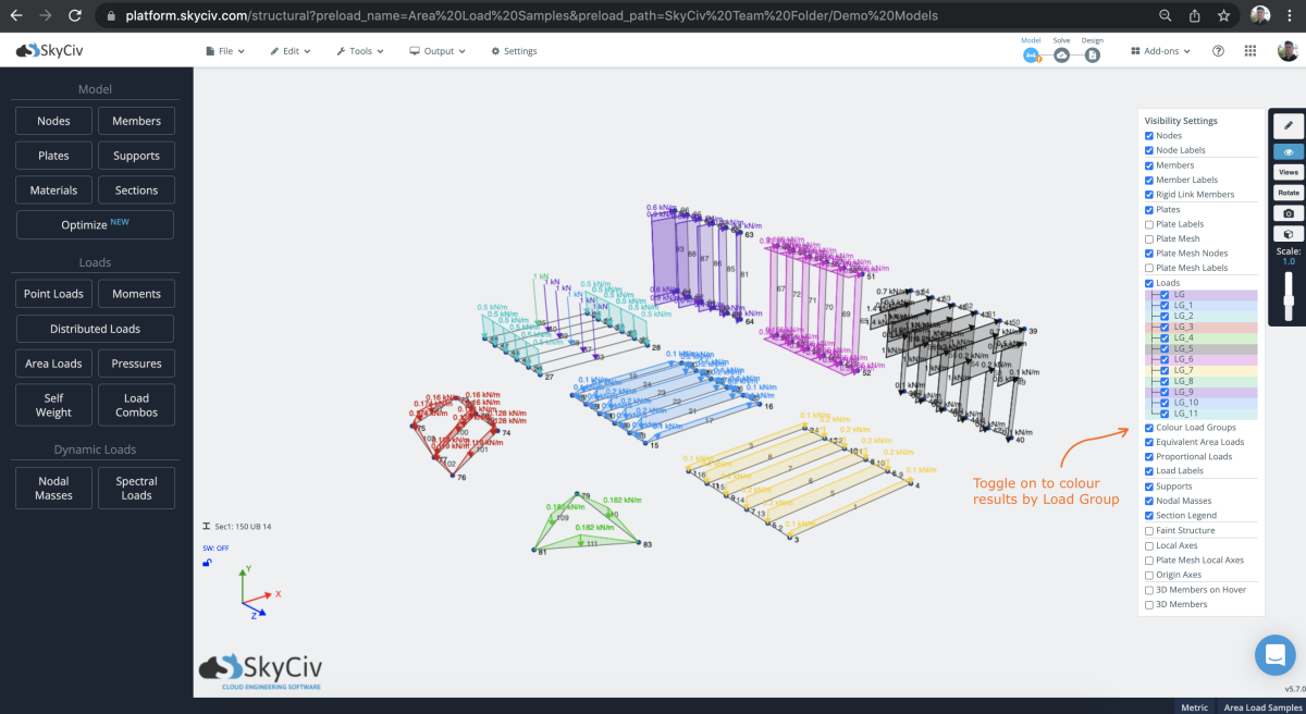 Load Groups | SkyCiv Engineering