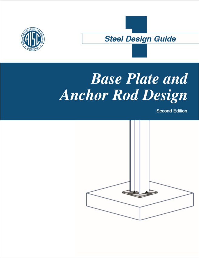 AISC & ACI Steel Base Plate and Anchor Rod Verification