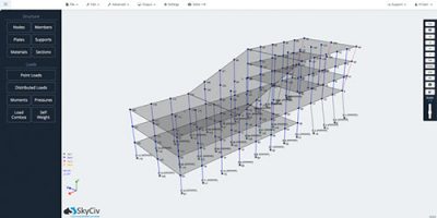 Free Structural Frame Calculator | Frame Analysis | SkyCiv