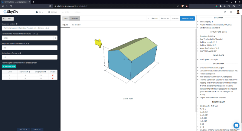 Introduction to SkyCiv Load Generator | SkyCiv Engineering