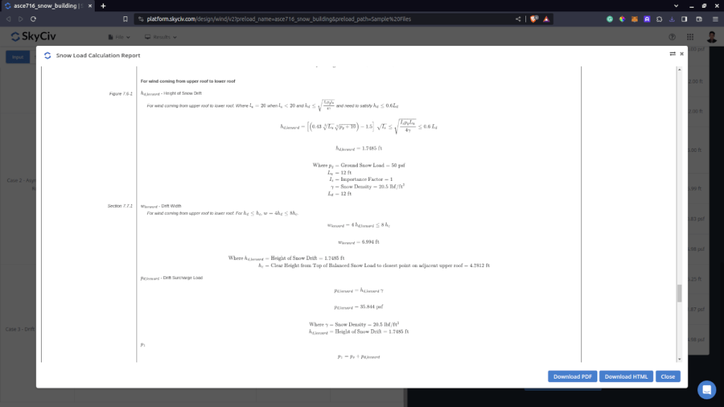 ASCE 7 Snow Load Calculation | SkyCiv Engineering