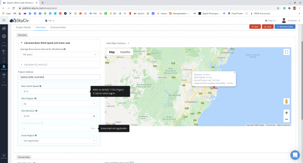 AS / NZS 1170.2 风荷载计算 | SkyCiv云结构分析软件