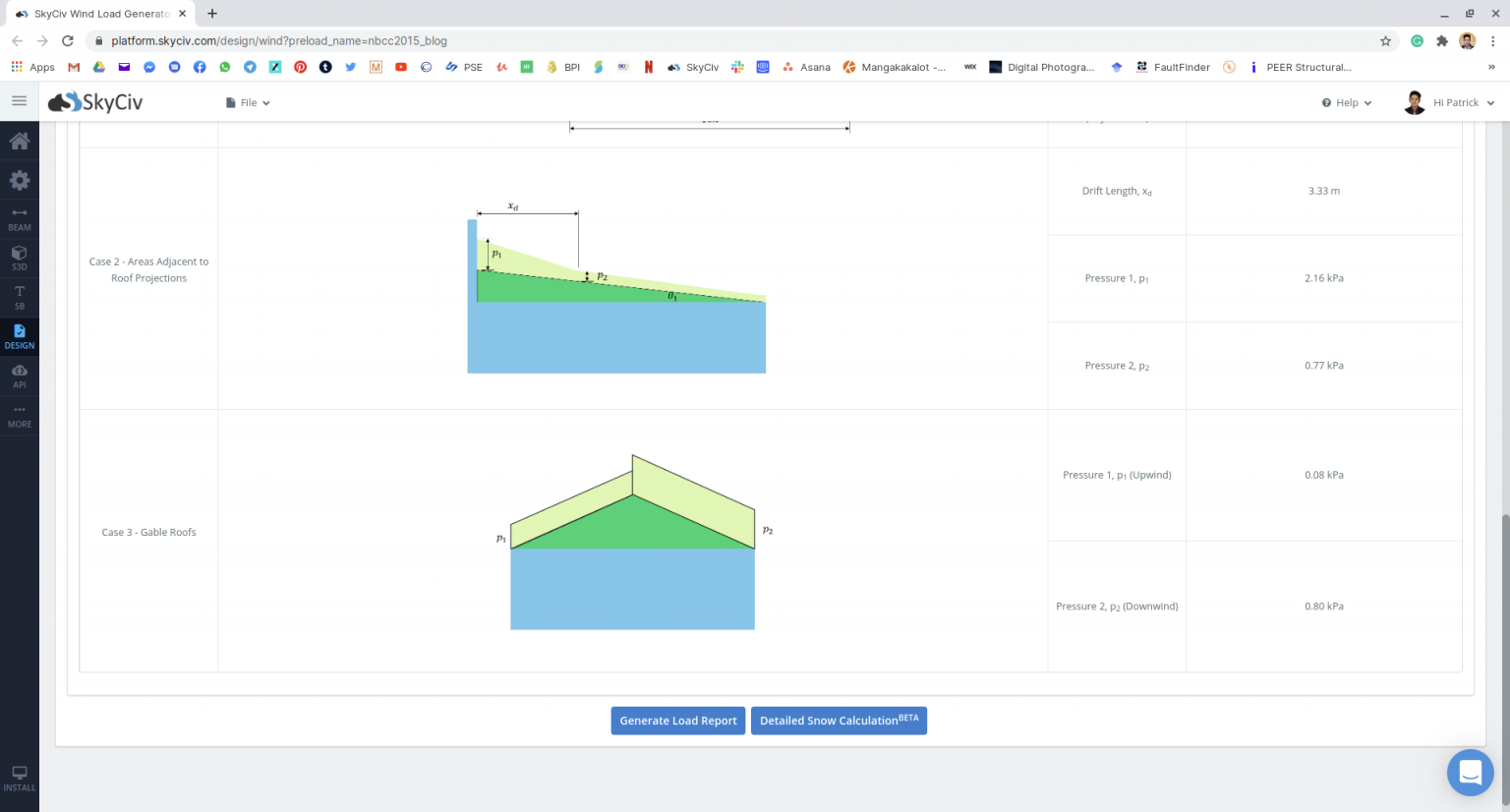 NBCC 2015 Snow Load Calculation | SkyCiv Cloud Structural Analysis Software