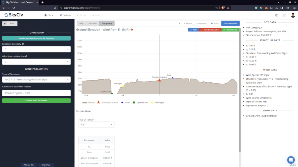 ASCE 7 Wind Load Calculations Freestanding Wall/Solid Signs