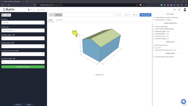 EN 1991 Snow Load Calculation | SkyCiv Engineering