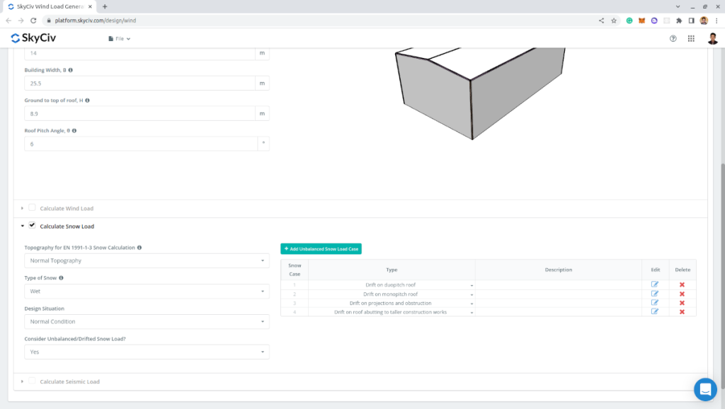 EN 1991 Snow Load Calculation | SkyCiv Engineering