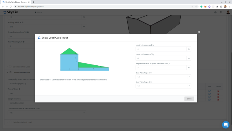 EN 1991 Snow Load Calculation | SkyCiv Engineering