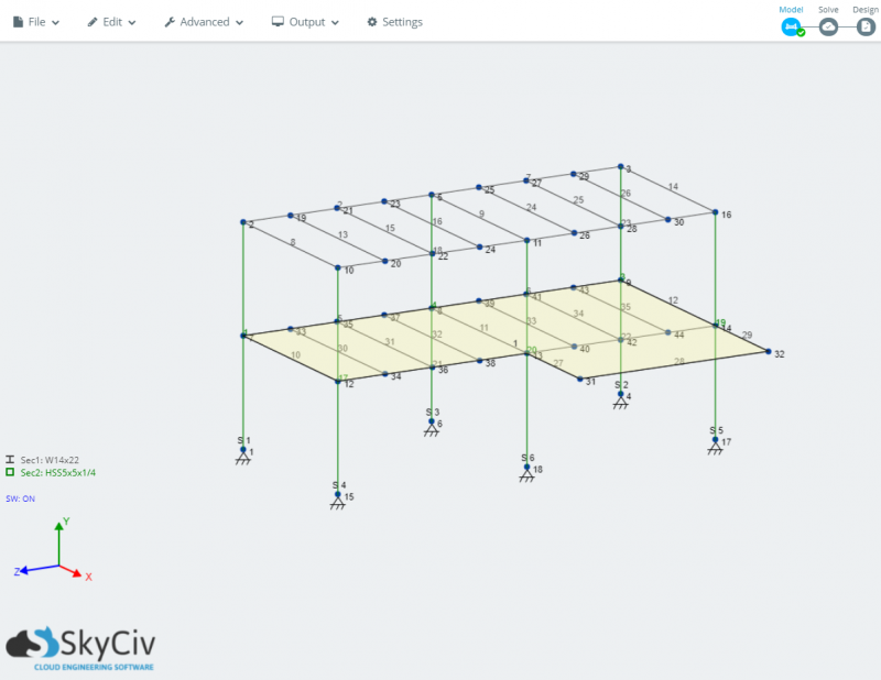 Rigid Diaphragms | SkyCiv Engineering