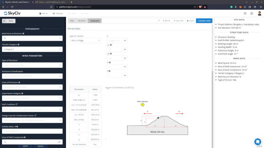 IS 875 Wind Load Calculations | SkyCiv Engineering