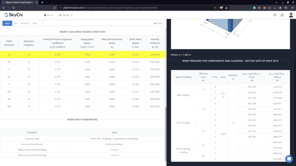 NSCP 2015 Wind Load Calculations | SkyCiv Engineering