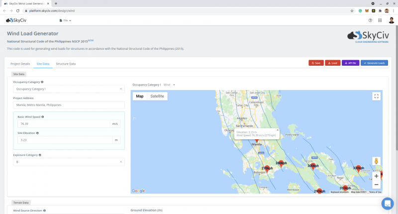 NSCP 2015 Wind Load Calculations | SkyCiv Engineering