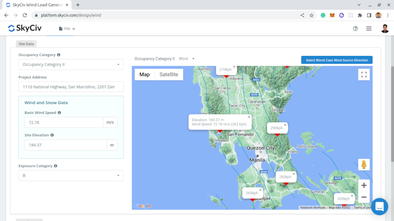 NSCP 2015 Wind Load Calculations | SkyCiv Engineering