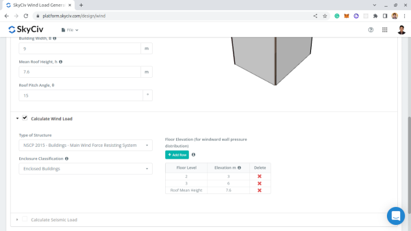 NSCP 2015 Wind Load Calculations | SkyCiv Engineering
