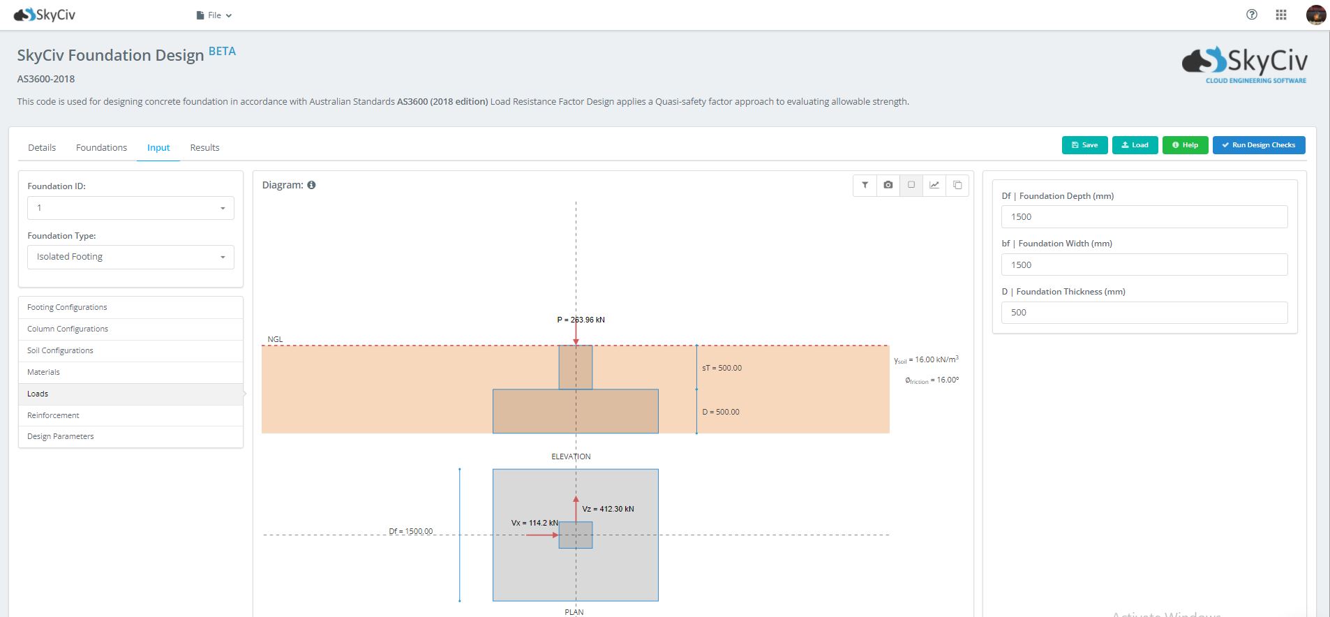 AS3600 Design | Link Superstructure reaction to the module
