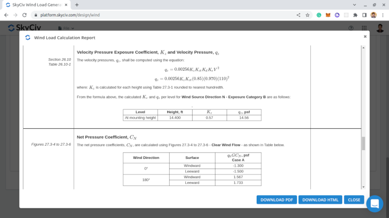 ASCE 7-16 Wind Load Calculations (Solar Panels) | SkyCiv Engineering