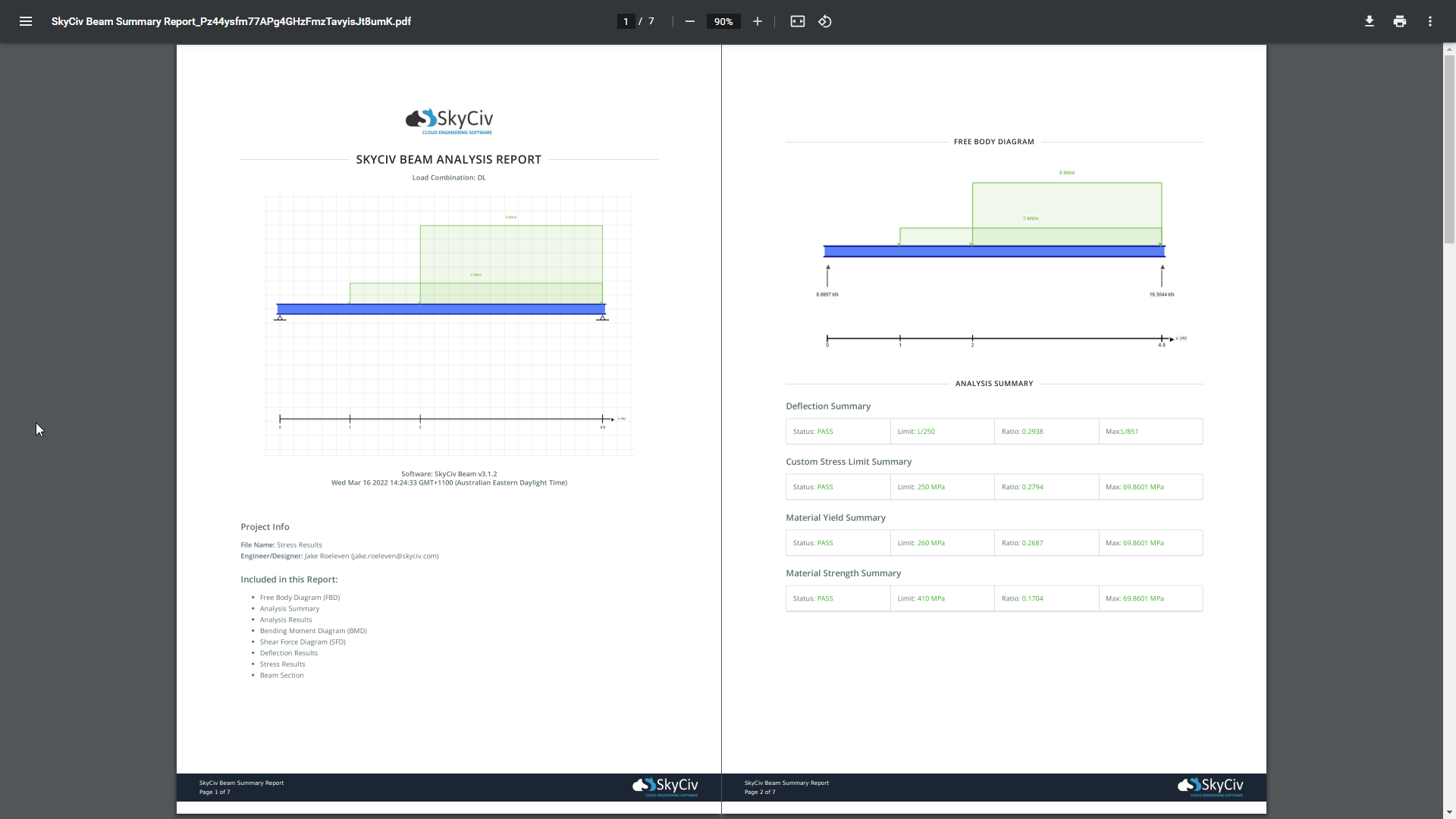 SkyCiv Beam Software | SkyCiv
