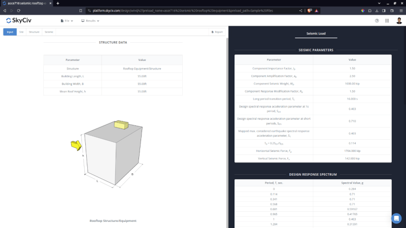 ASCE 7-16 Seismic Load Calculations | SkyCiv Engineering