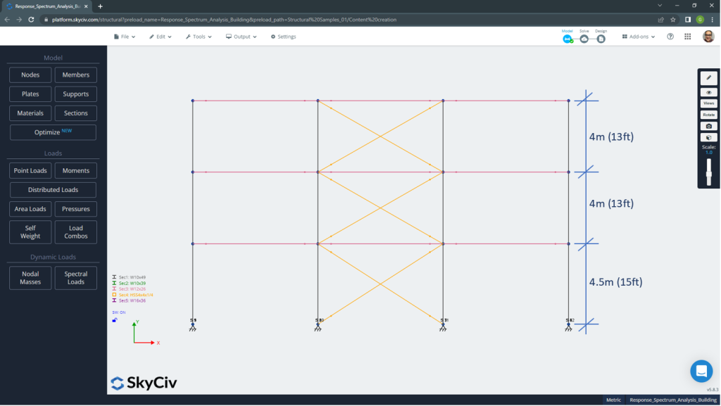 Response Spectrum Analysis: A Building Example | SkyCiv Engineering