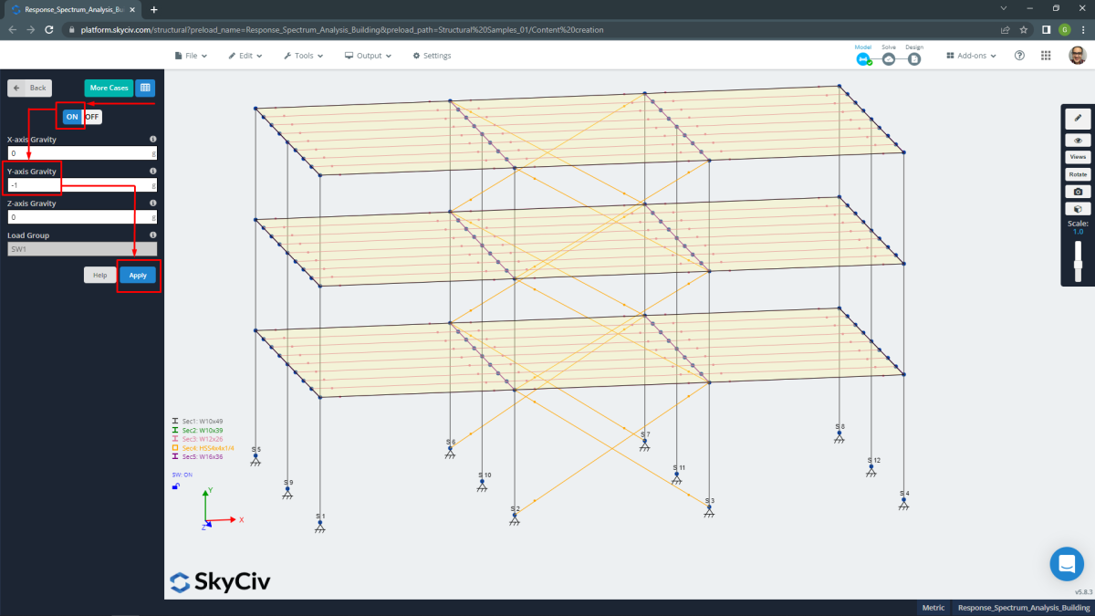 Response Spectrum Analysis: A Building Example | SkyCiv Engineering