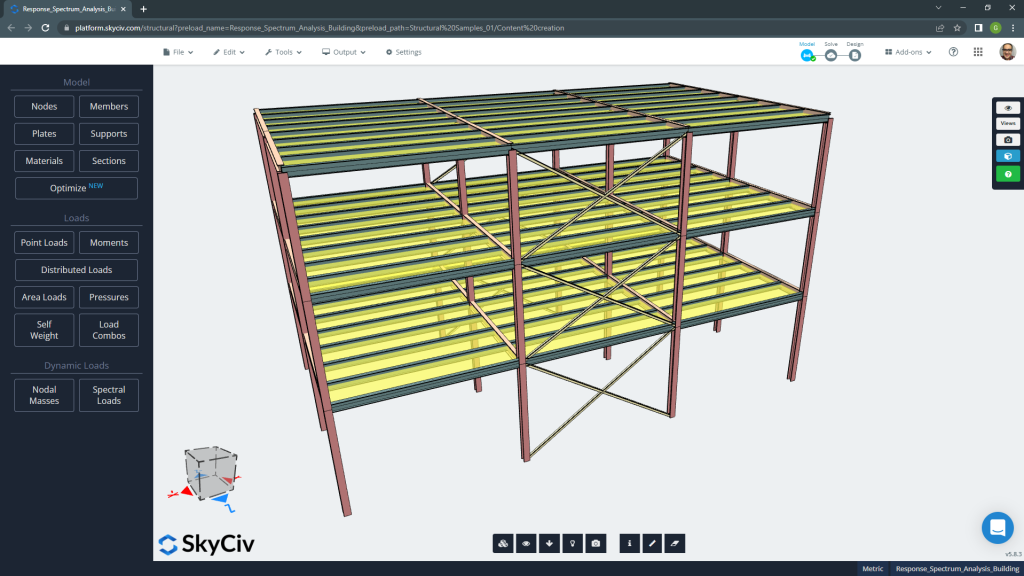 Response Spectrum Analysis: A Building Example | SkyCiv Engineering