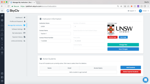 Structural Design Software Education Account | SkyCiv