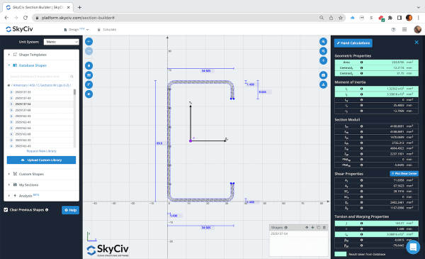 Cold Formed Steel Design Software | SkyCiv