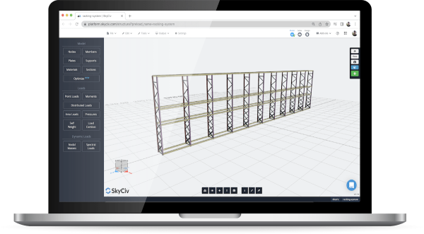 Software for Scaffold Design and Analysis | SkyCiv