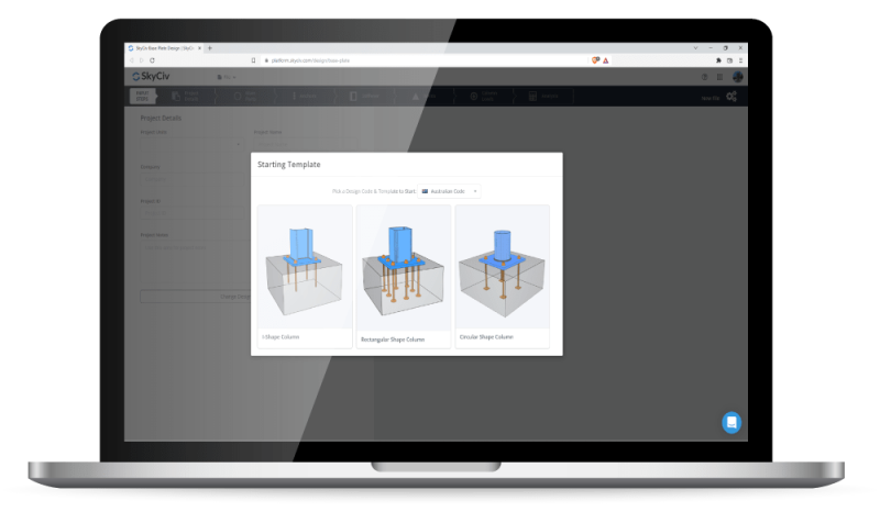 SkyCiv Base Plate Software | SkyCiv Engineering