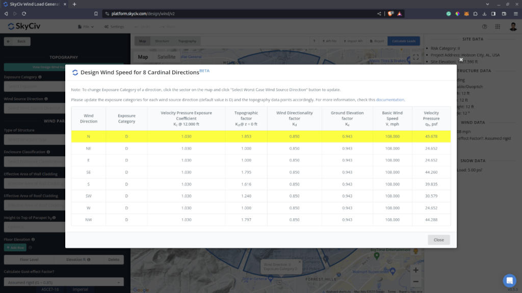 Site Analysis for Wind Load Calculations | SkyCiv Engineering