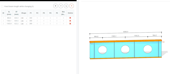 How to Design a Beam with Web Openings (Beam Shell FEA) | SkyCiv ...