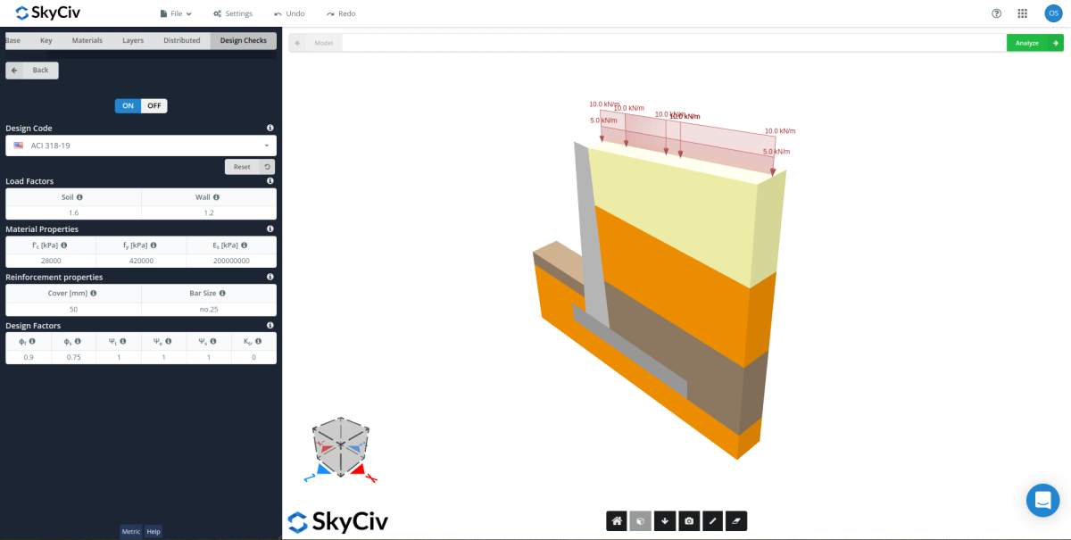 Retaining Wall Update: Design Checks Added | SkyCiv