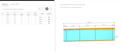 Stiffeners (Beam Shell FEA) | SkyCiv Engineering