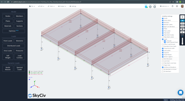 AS3600 Slab Design Example and Comparison with SkyCiv
