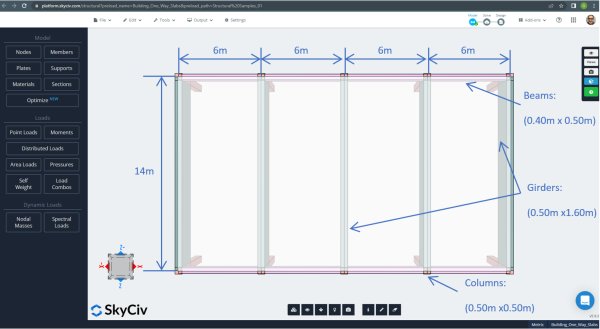 Eurocode Slab Design Example and Comparison with SkyCiv