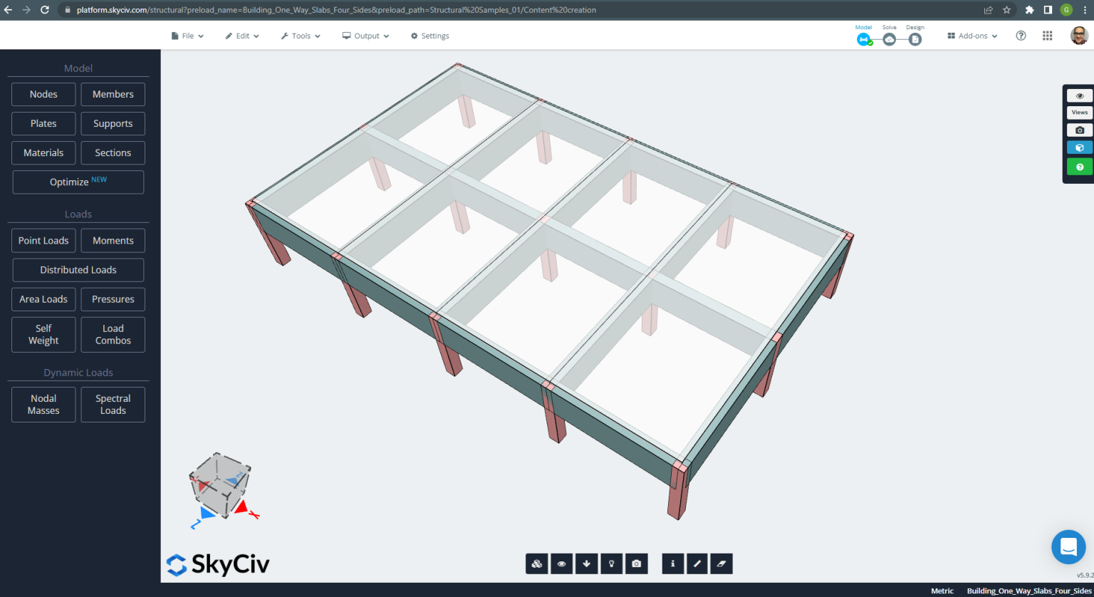 AS3600 Slab Design Example and Comparison with SkyCiv