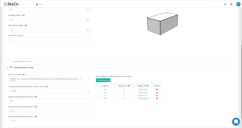 NSCP 2015 Seismic Load Calculations | SkyCiv Engineering