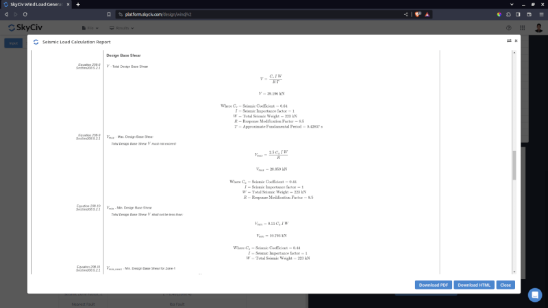 NSCP 2015 Seismic Load Calculations | SkyCiv Engineering