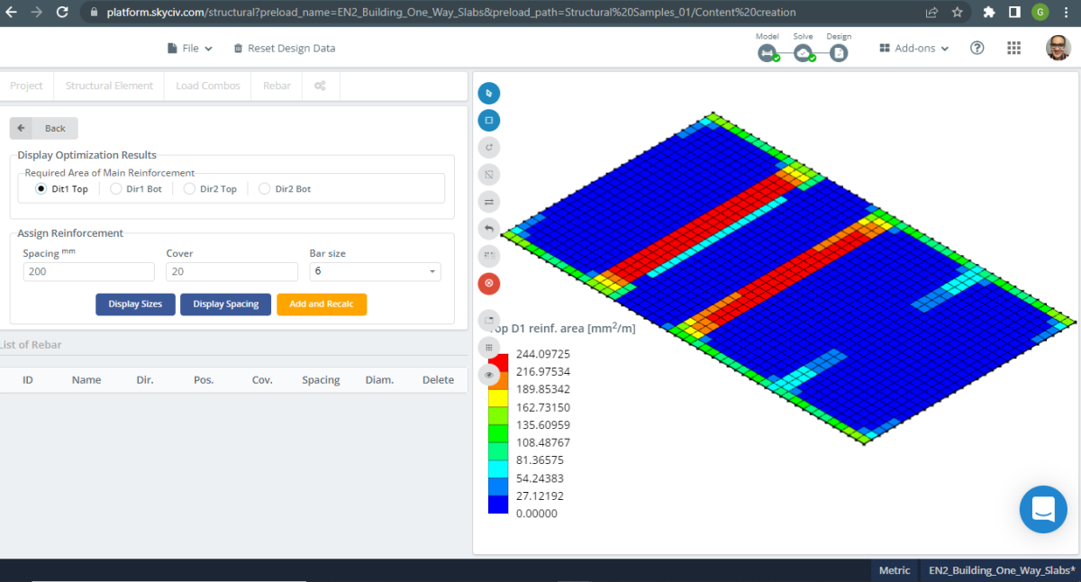 Eurocode Slab Design Example and Comparison with SkyCiv