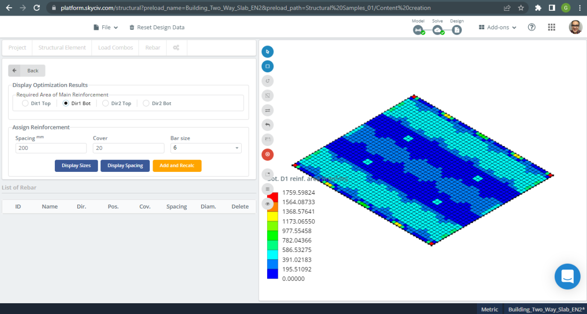 Eurocode Slab Design Example and Comparison with SkyCiv